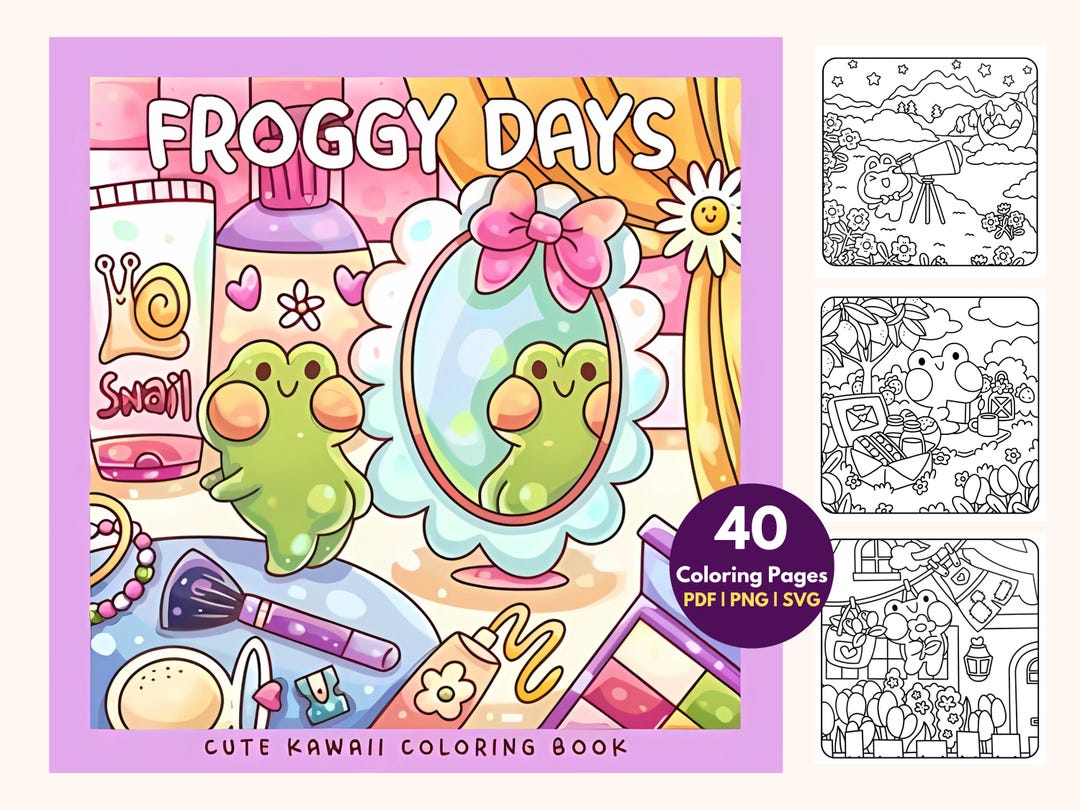 New 40 Cute Froggy Days Coloring Pages| Bold and Easy Froggy Days ...