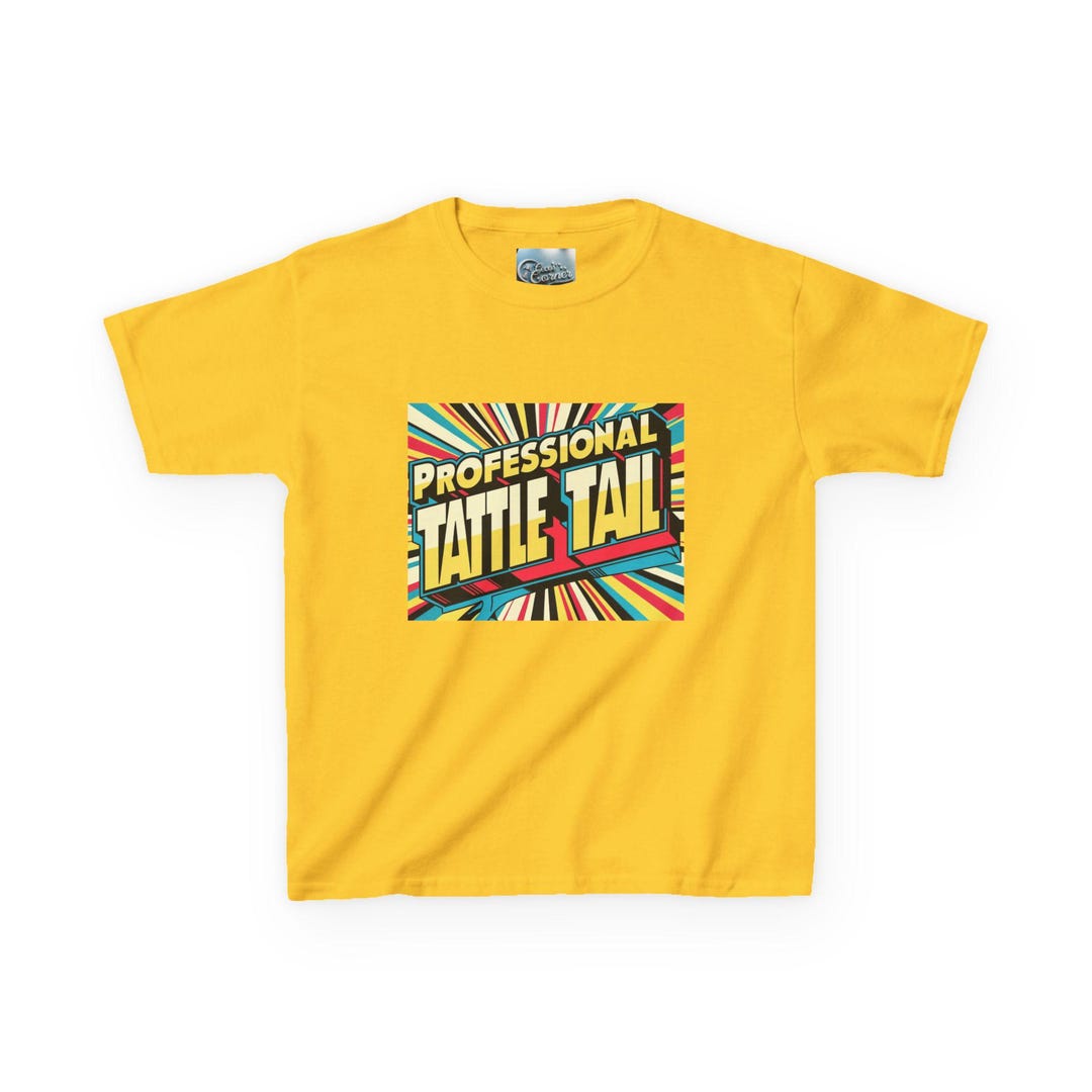 Kids Professional Tattle Tail Heavy Cotton T-shirt - Etsy