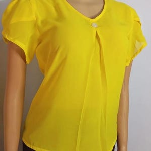 Pleated Front Blouse Sewing Pattern PDF - Digital Download- Women's V ...