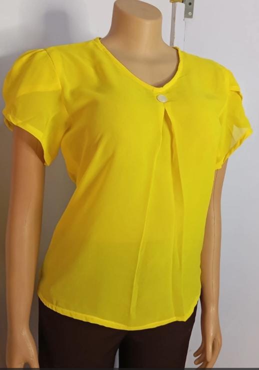 Pleated Front Blouse Sewing Pattern PDF - Digital Download- Women's V ...