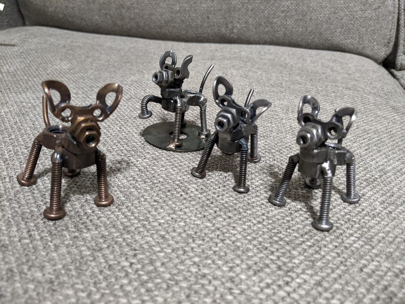 Welded Dog, Scrap Metal, Nuts and Bolts Art - Etsy
