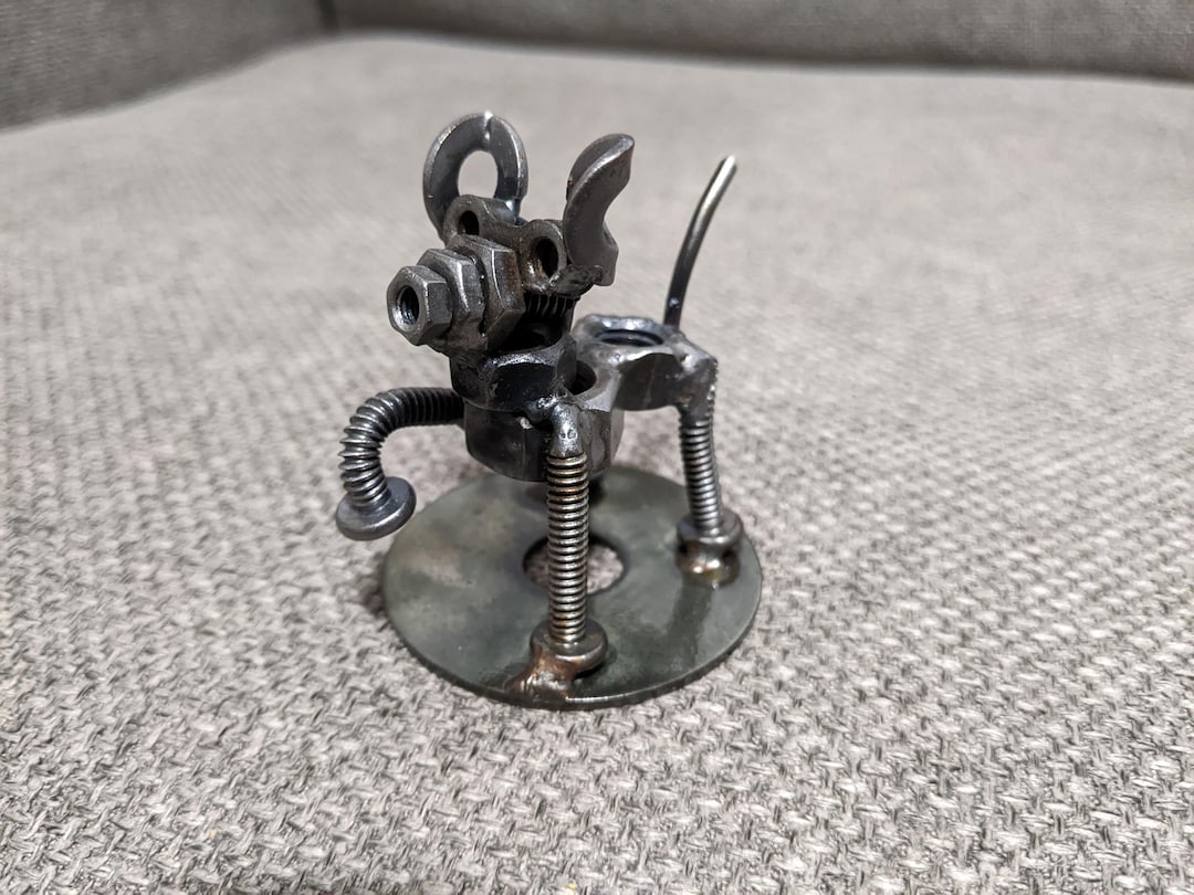 Welded Dog, Scrap Metal, Nuts and Bolts Art - Etsy