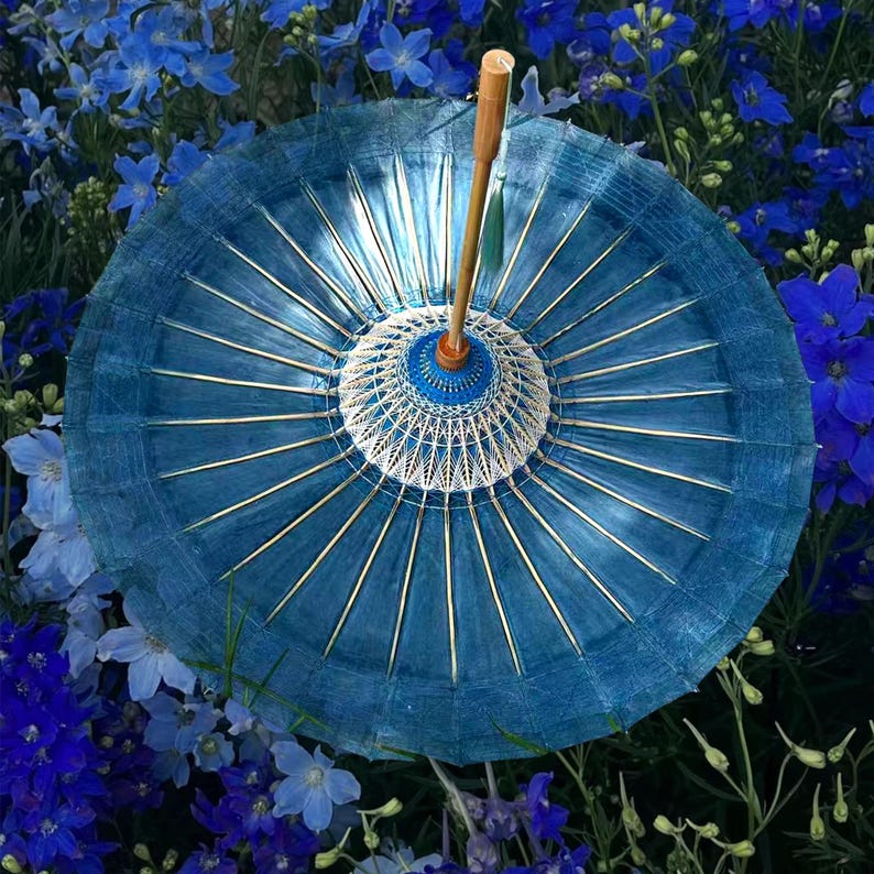 Handmade Oil-paper Parasol – Traditional Craft, Full Silk Weaving ...