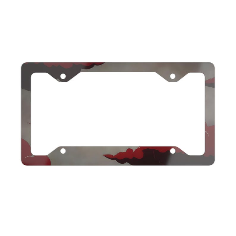 Akatsuki Anime Metal License Plate Frame, Car Accessories, JDM License ...