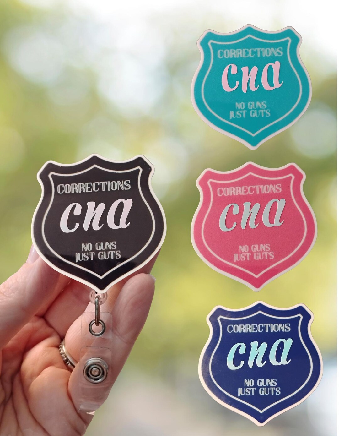 Corrections Nurse, Police Badge, Officer Badge, Retractable ID Badge ...