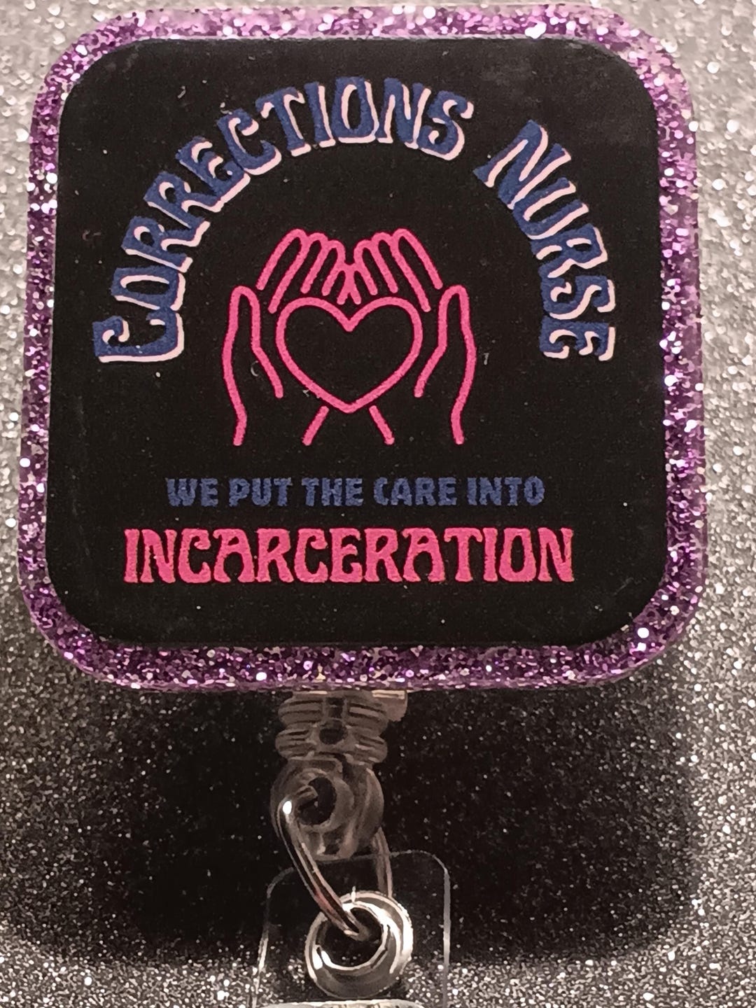 Corrections Nurse Retractable ID Badge, Gifts for Him/her, Employee ...