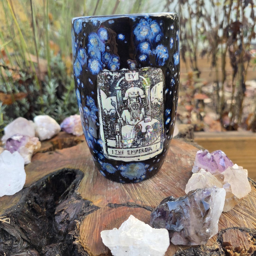 Handcrafted Ceramic "emperor" Tarot Mug - Etsy