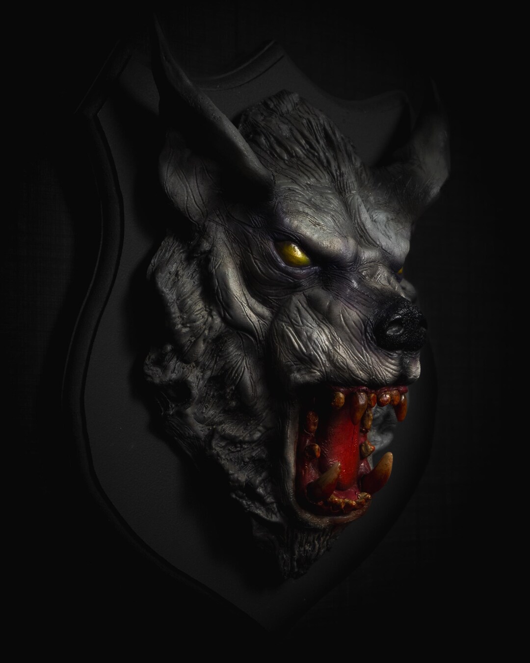 Hand-sculpted LYCAN WOLF Wall Mount- Alpha and Beta Varients - Etsy