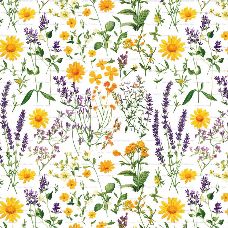 Wildflower Melody – Botanical Floral Pattern | Colorful Wildflower ...