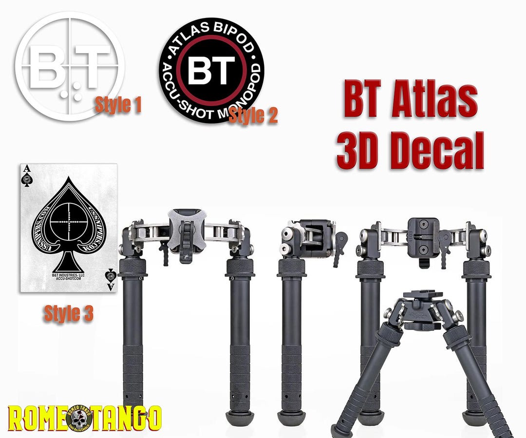 BT Atlas Bipod Decal - Gun Decal - 3D Png UV Sticker - 2nd Amendment ...