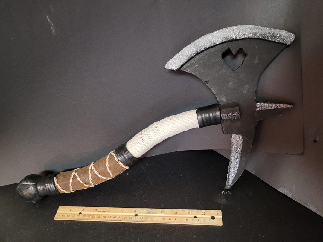 High-fantasy, Hand Axe, Battle Axe, Costume, Cosplay, LARP, Detailed ...