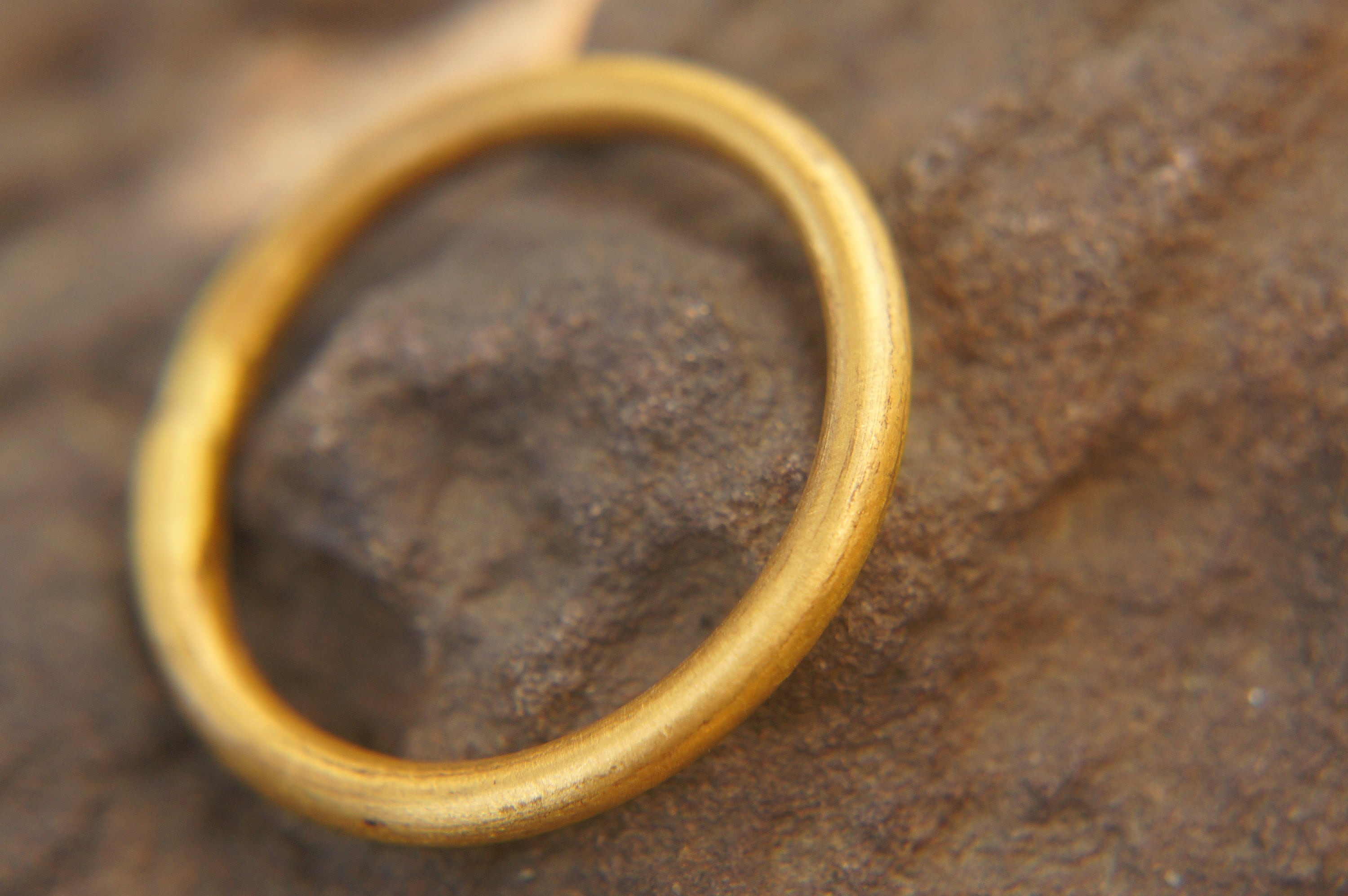 24k Wedding Ring 2.4 Wire Band Pure Gold Wedding Ring 24k | Etsy