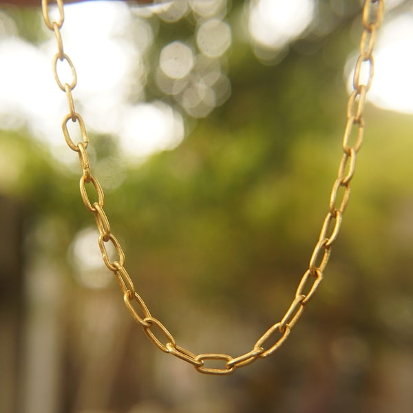 24k Gold Chain - Etsy