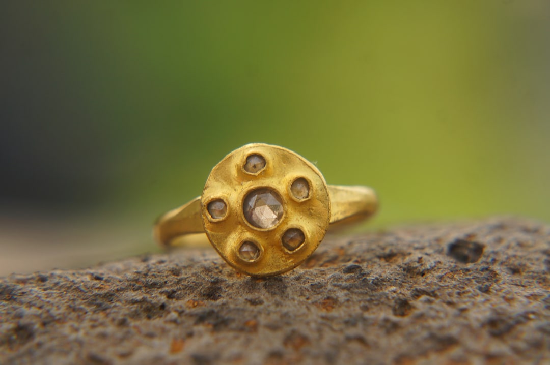 24k Diamonds Statement Ring//24k Diamond Ring//unique Diamond Gold Ring ...