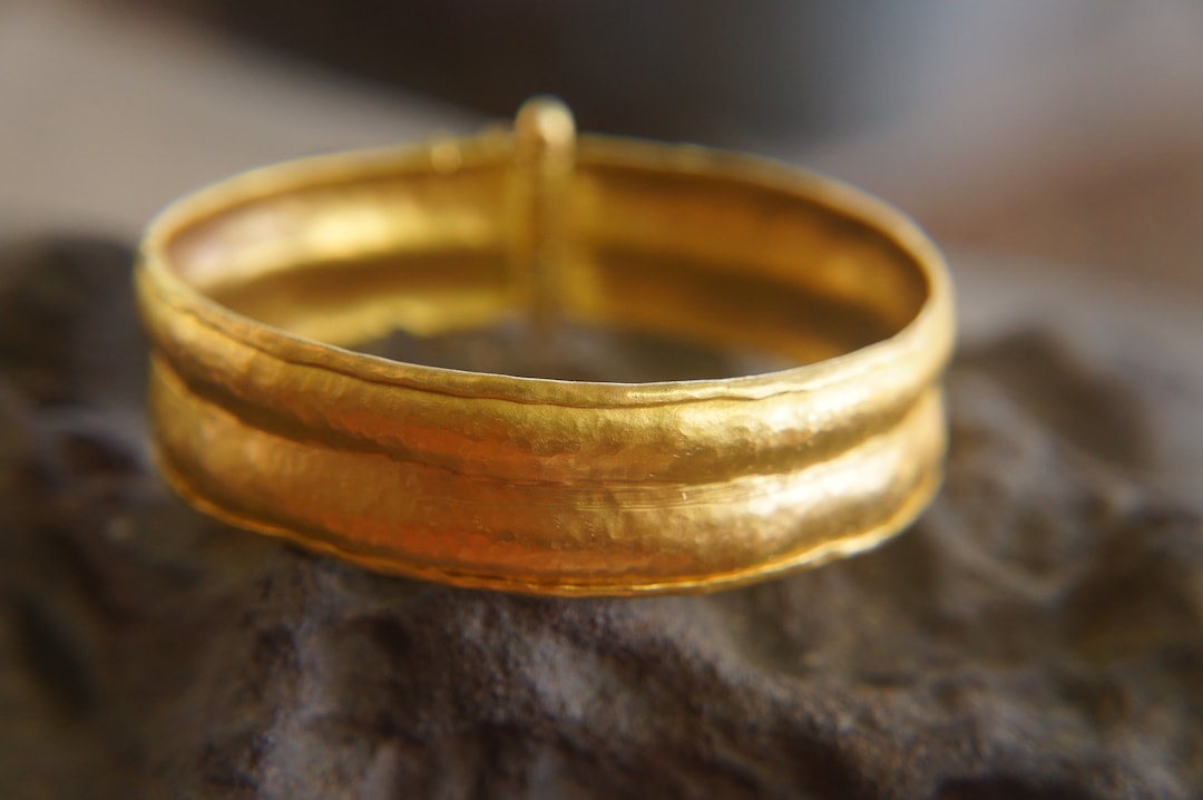 Solid 23k Gold Bracelet//sizable 23k Gold Bracelet//23k Gold Uzbek ...