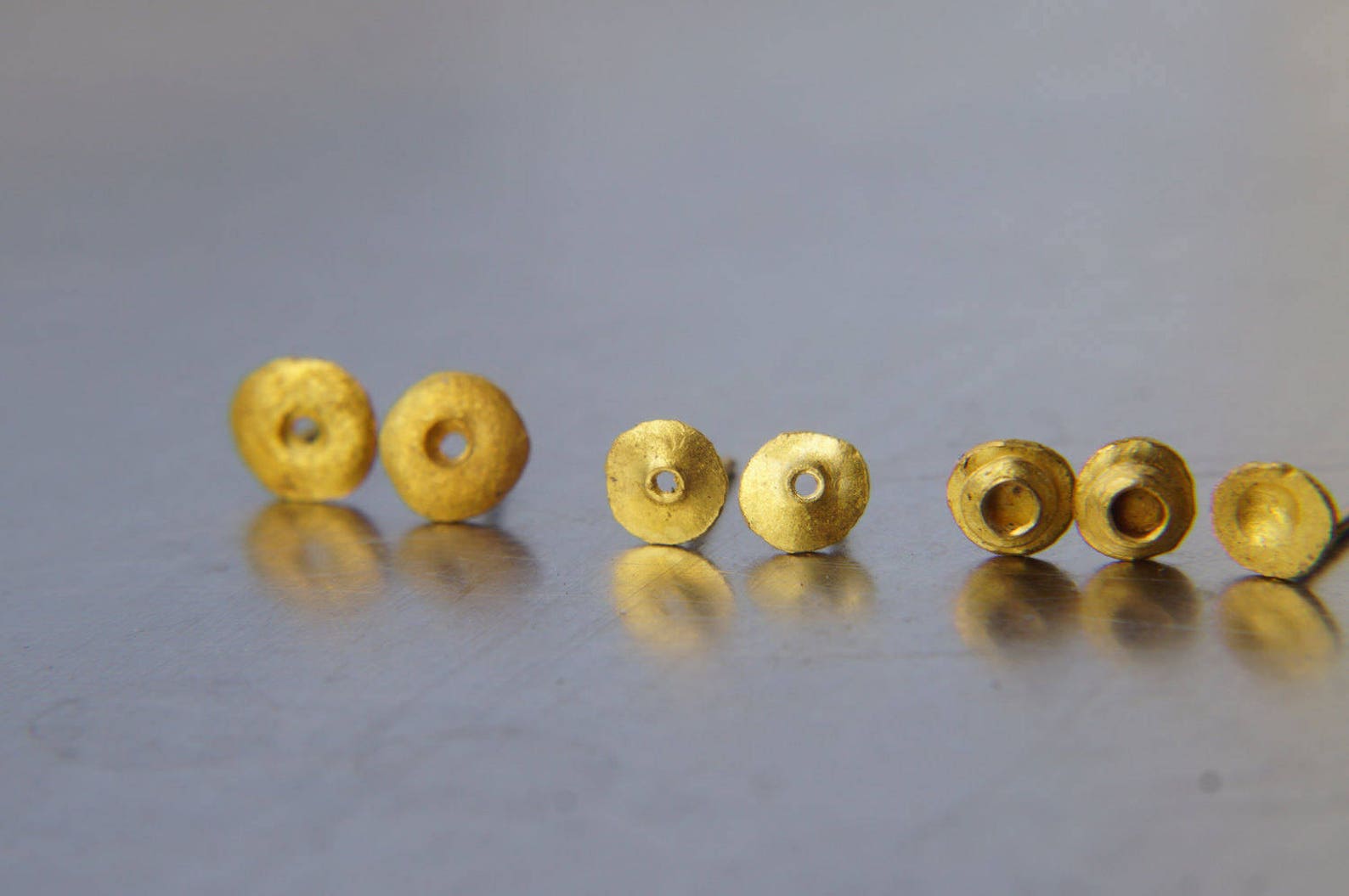 24K Gold Ruby Nose Studs//gold Ruby Nose Stud//solid Gold Nose - Etsy