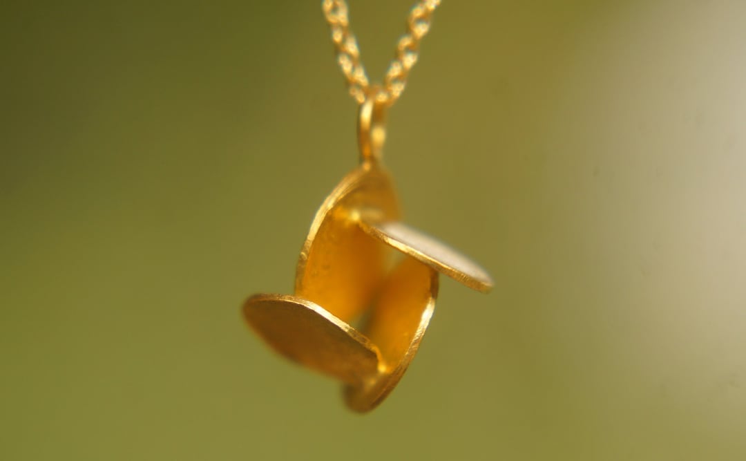 24k Gold Pendant//basic Gold Necklace//24k Gold Classic Pendant ...