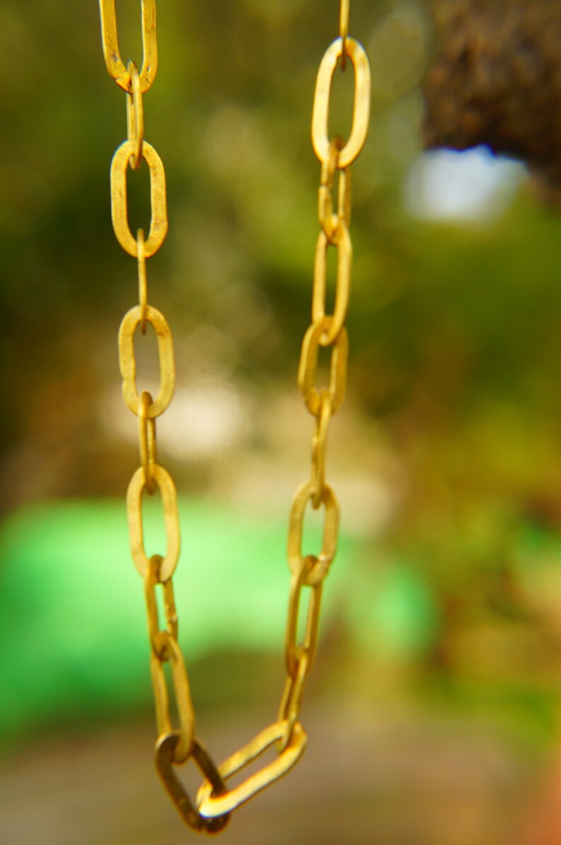 22k Gold Links Necklace//22k Handmade Links Necklace//gold Artisan ...