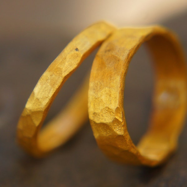 24k Gold Ring - Etsy
