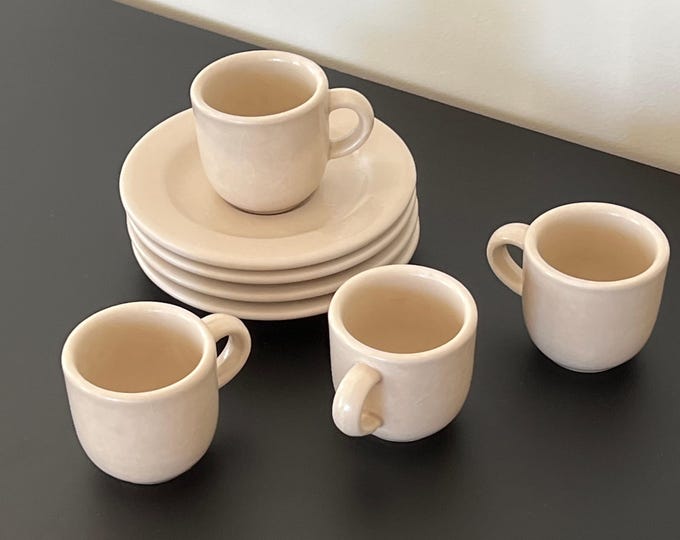 Vintage Italian Espresso Cups With Saucers - Made in Italy - IHP Italia ...