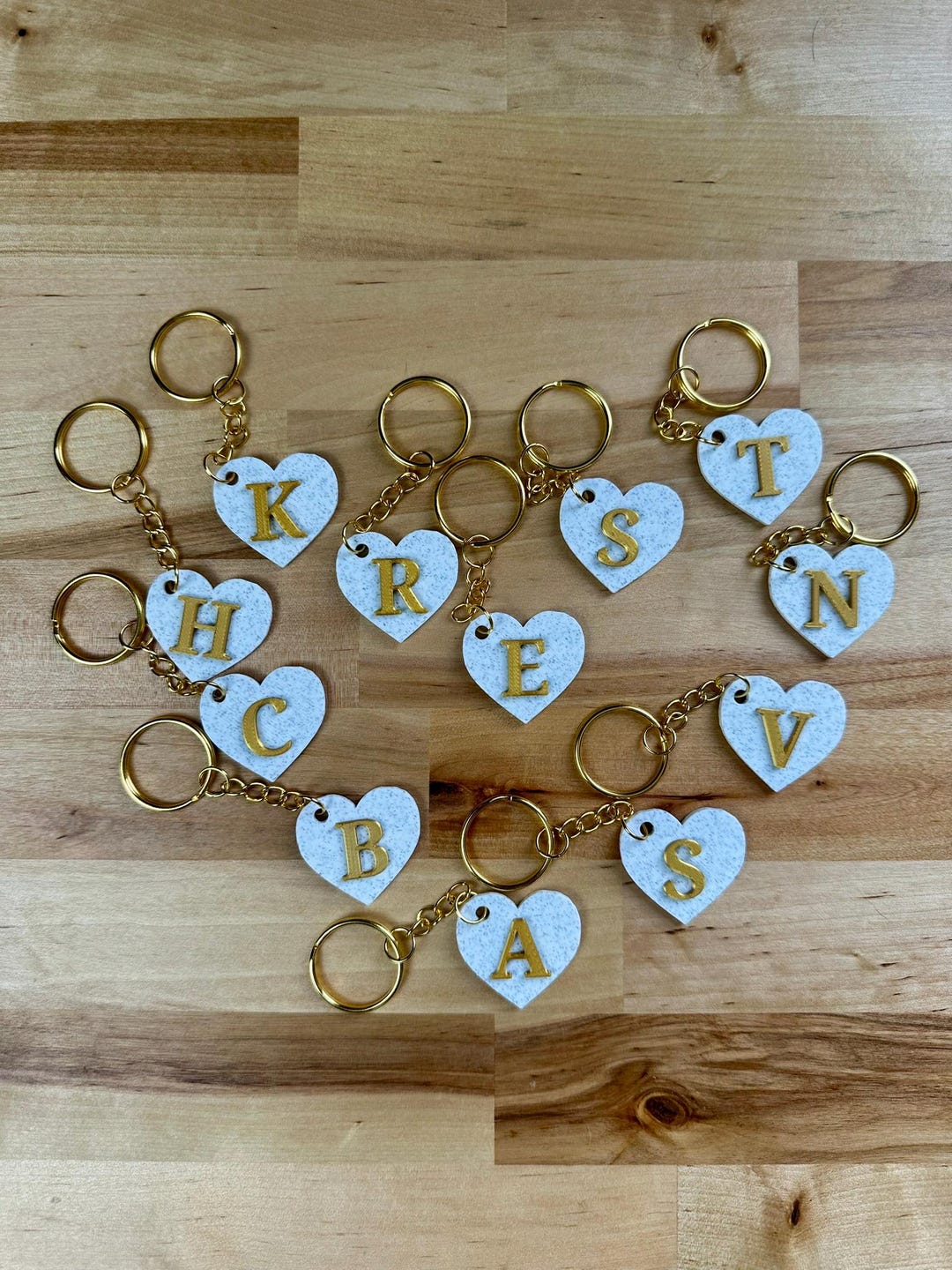 3D Printed Heart Keychain Perfect Valentines Day Gift or Token of Love ...