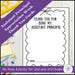 Assistant Principal Thank You Cards – Appreciation Gift for Classrooms ...