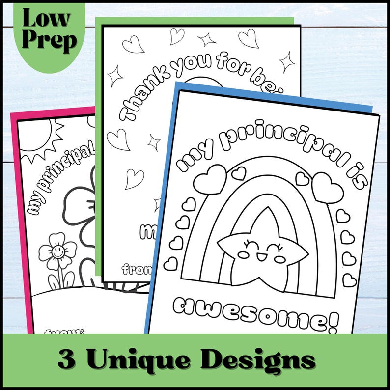 Principal Appreciation Coloring Pages – PDF Printable Thank You ...