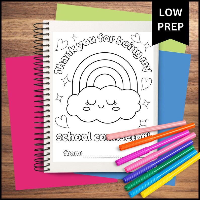 National School Counselor Appreciation Week Coloring Pages. PDF Print ...