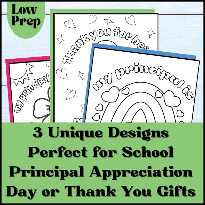 Principal Appreciation Coloring Pages – PDF Printable Thank You ...
