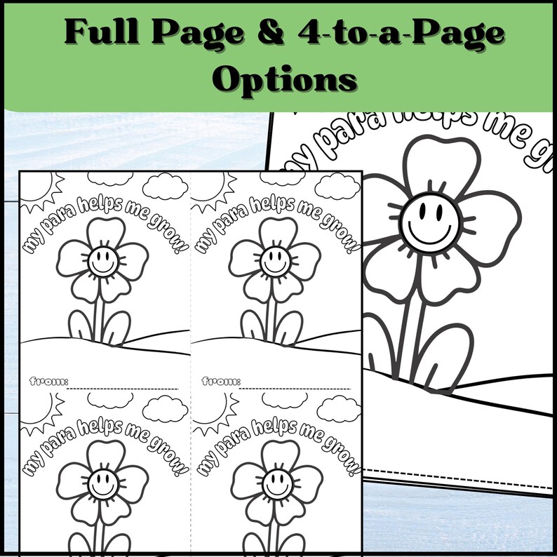 Para Appreciation Coloring Pages – PDF Printable Thank You Activity for ...
