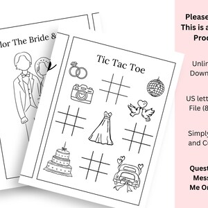 A Printable Wedding Day Activity Book for Kids, Entertaining Kids ...