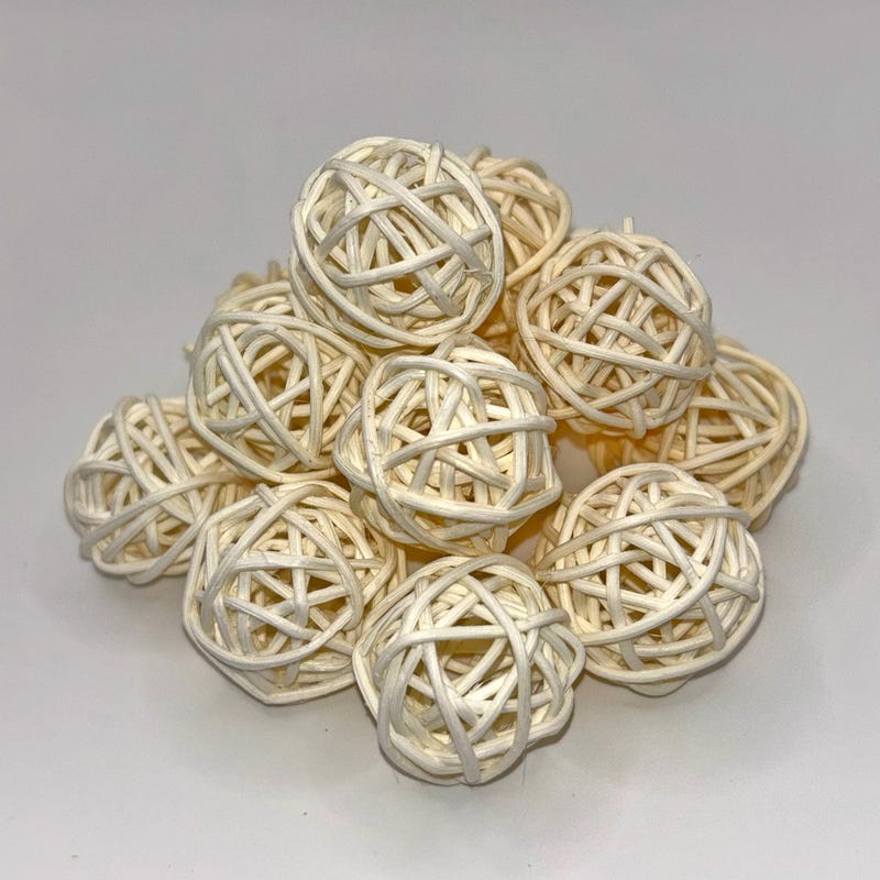 Rattan Balls - Etsy