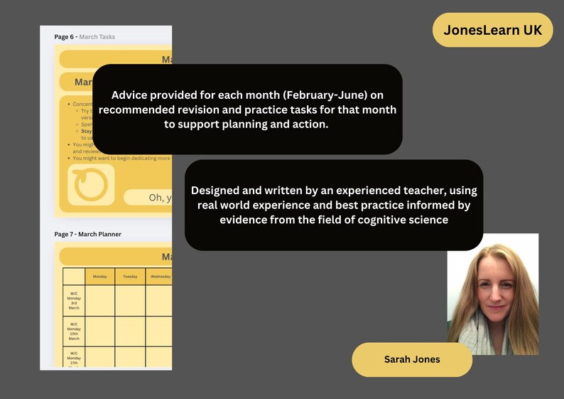 Revision Planner Canva Template GCSE 2025 Exams Timetable for Study ...