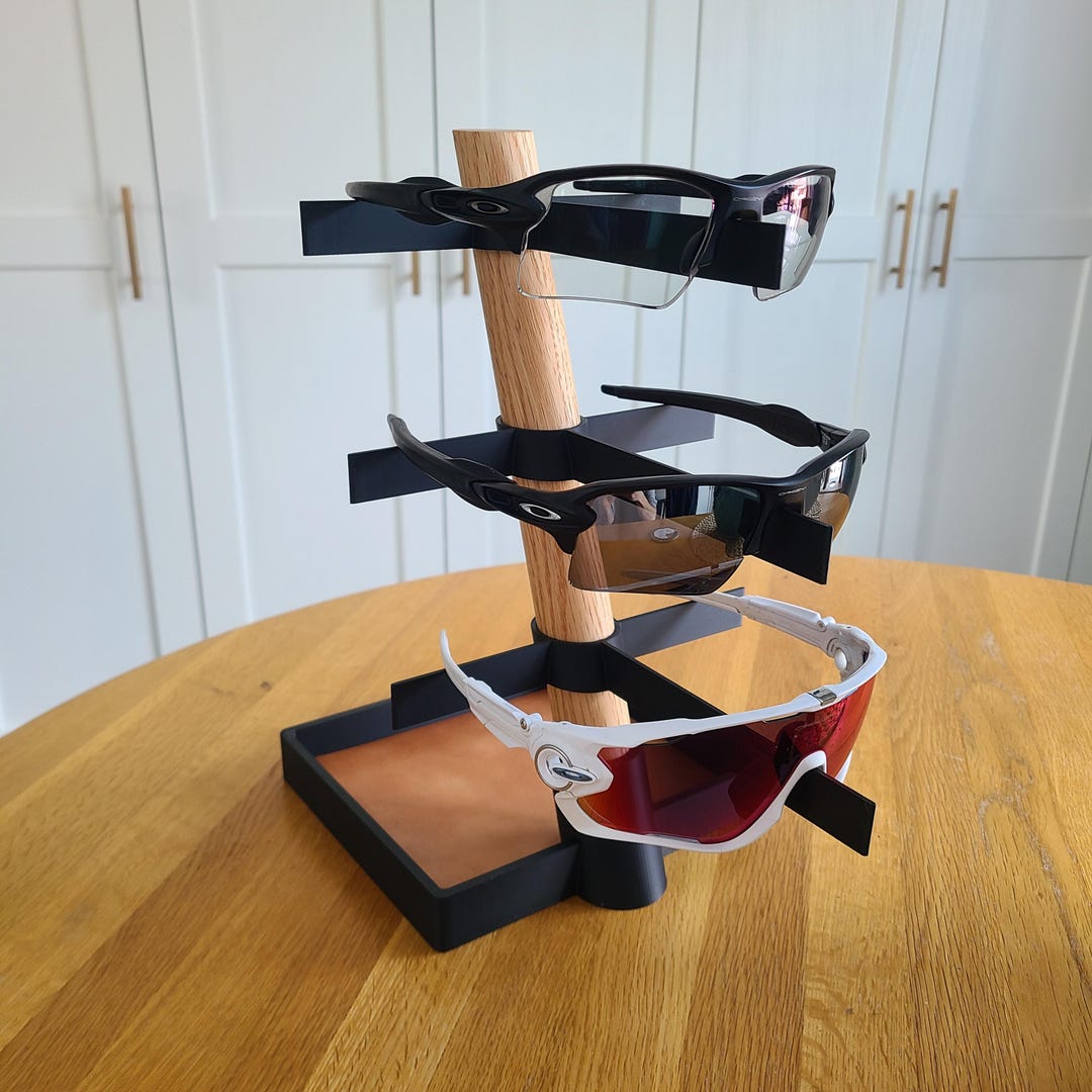 Contemporary Eyewear Display With Organizer Tray – Modular Holder for ...