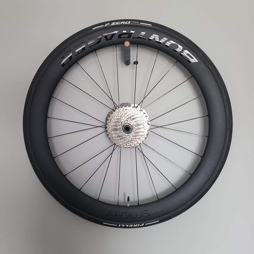 Cycling Wheel Wall Mount Modular Dowel Face Design – Vertical Bike ...