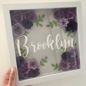 Shadow Box Letter/name - Etsy