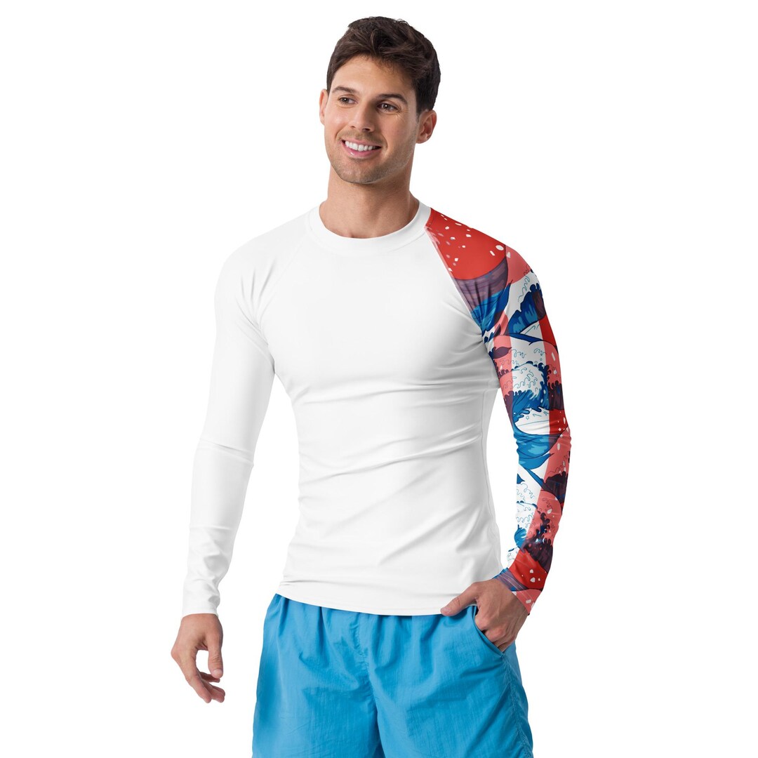 Sun Waves Rash Guard - Etsy