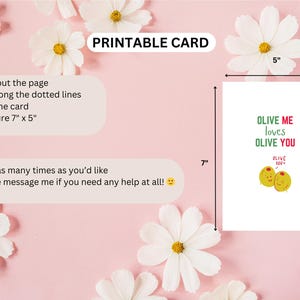 Olive Me Loves Olive You - Cute and Punny Digital Greeting Card ...