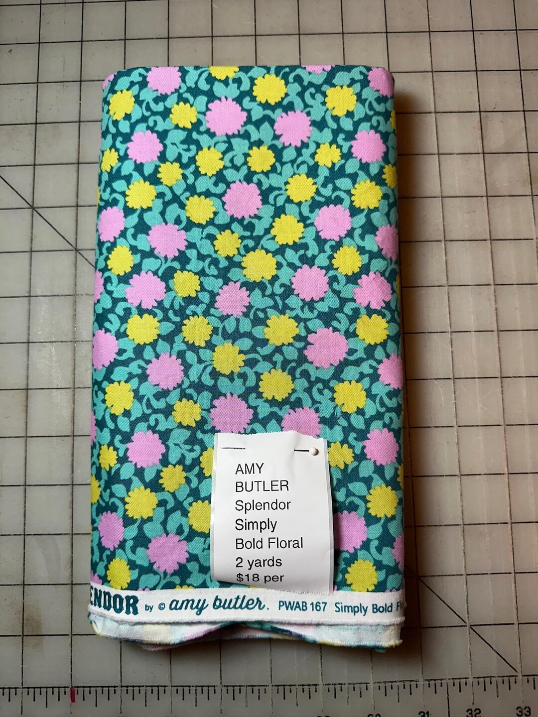 OOP Amy Butler - Splendor - Simply Bold Floral - 2 Yards (pre-washed ...