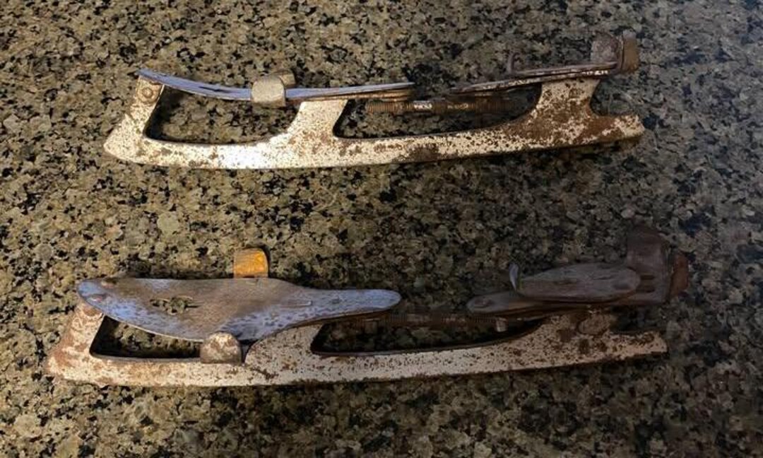 Antigue Ice Skates, Early 1900s - Etsy