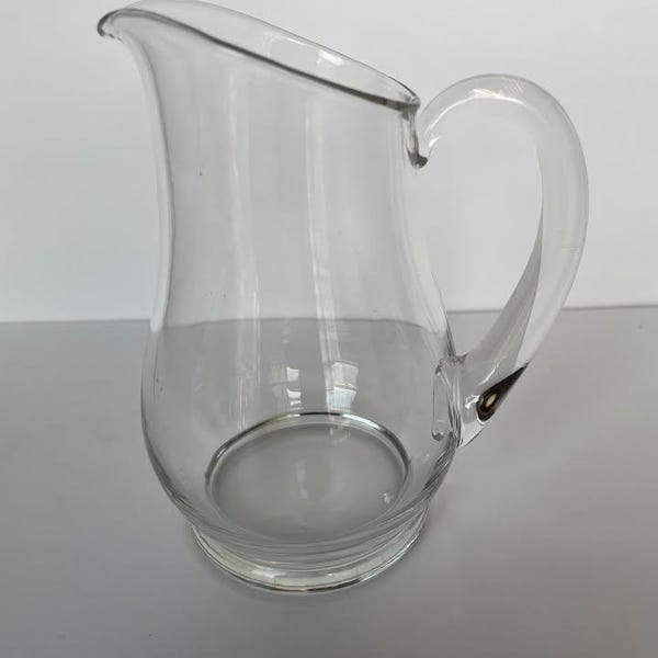 Small Glass Pitcher - Etsy
