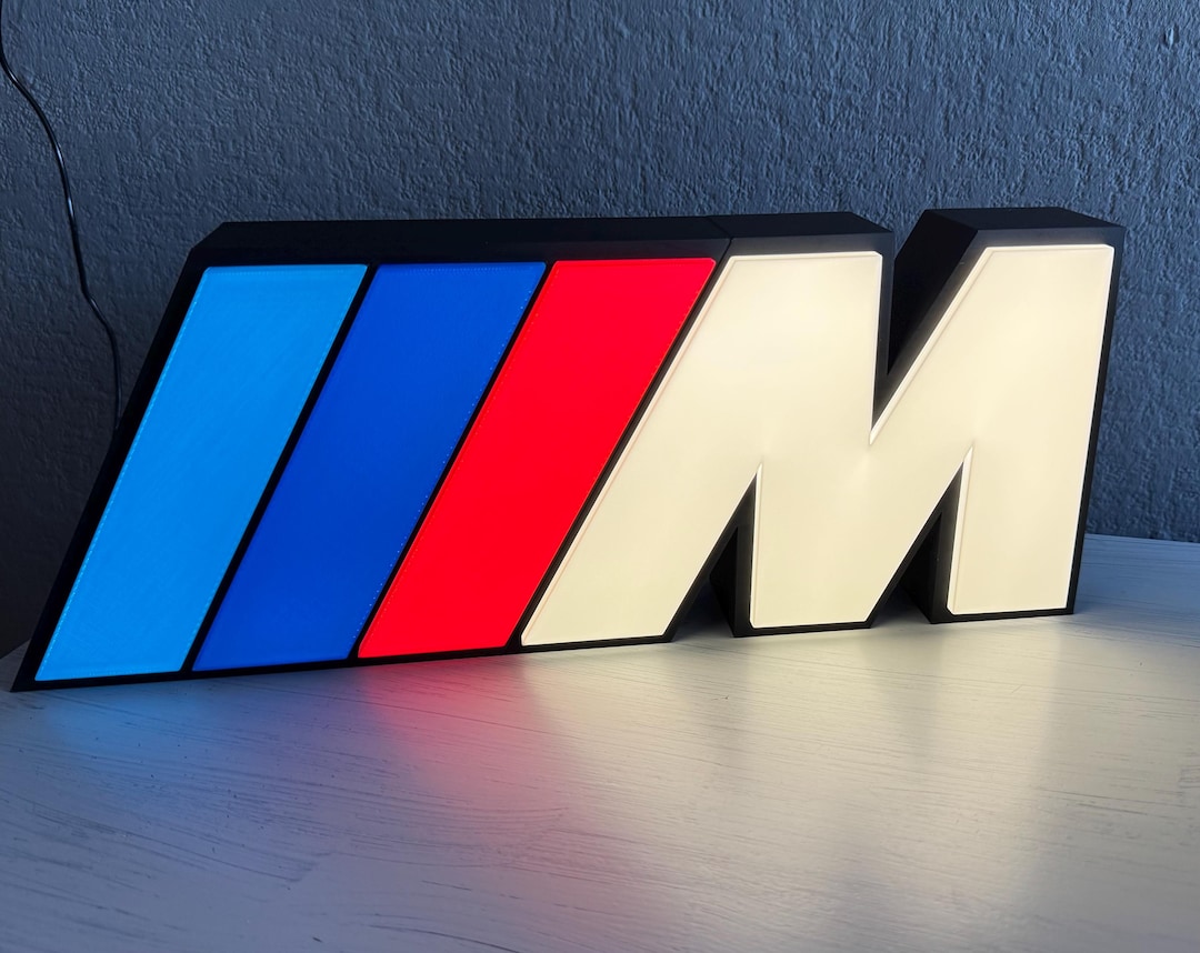 BMW M Lamp - LED USB - Etsy
