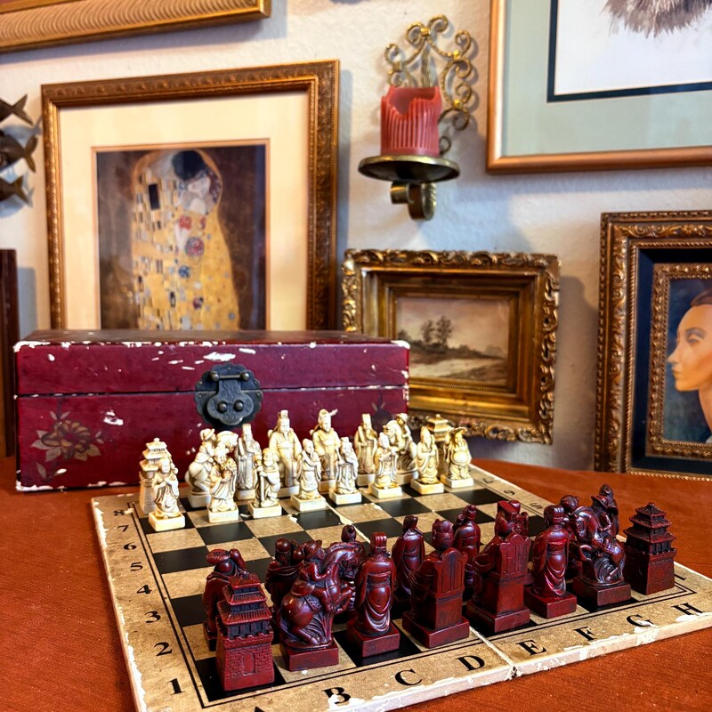 Vintage Asian Chess Sets - Etsy