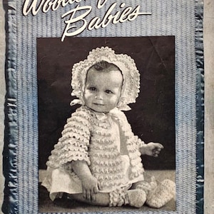Woolies for BABIES Vintage 1940s Knitting Patterns Booklet PDF 32 Pages ...