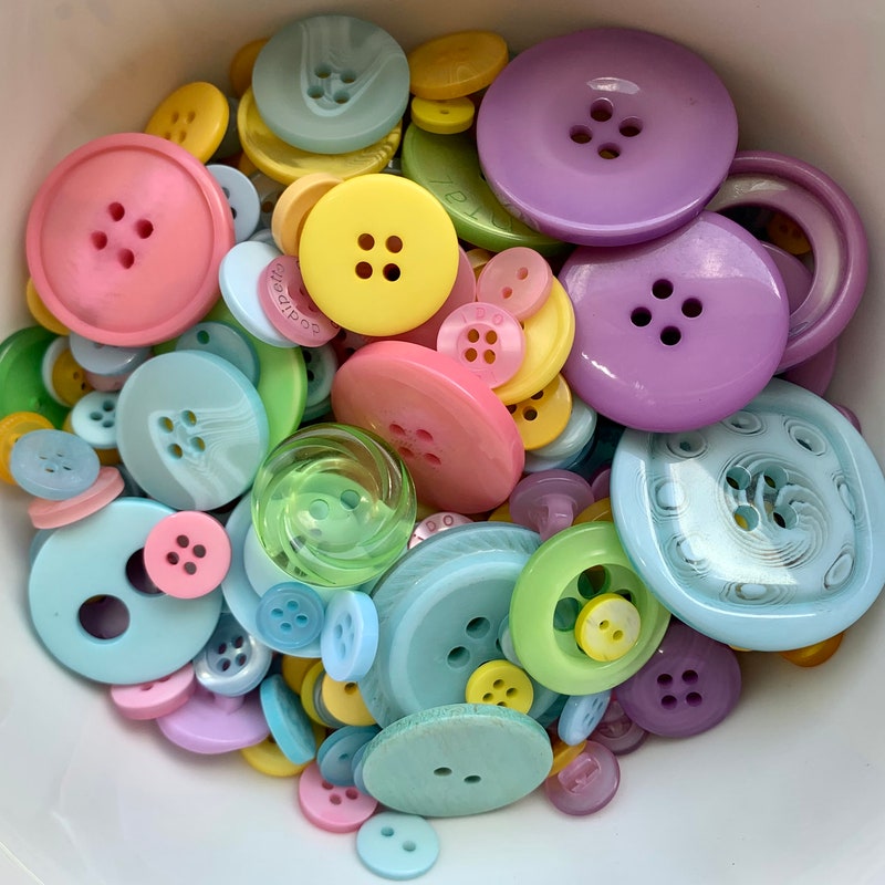 Pastel Buttons - Etsy