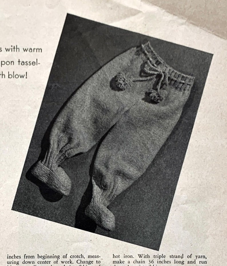 Woolies for BABIES Vintage 1940s Knitting Patterns Booklet PDF - Etsy