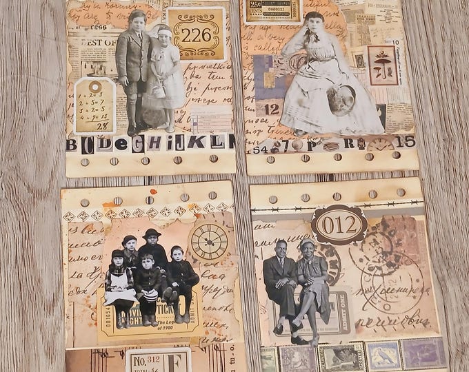 Journal Cards Set of 4 - Etsy