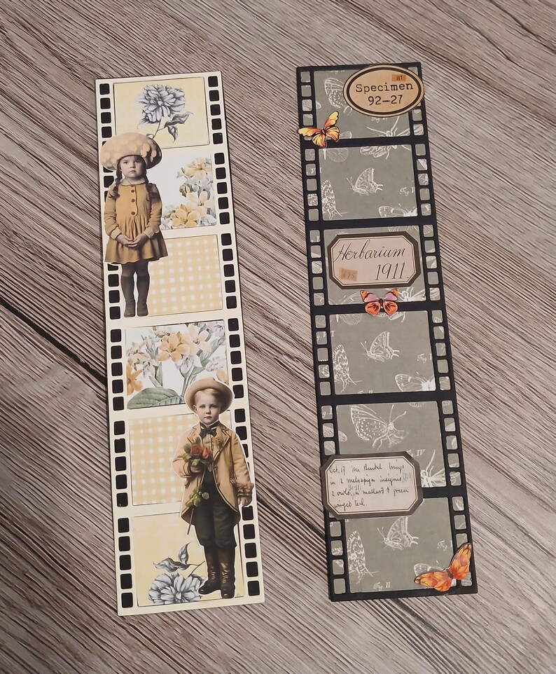 Filmstrip Bookmarks Set of 2 - Etsy