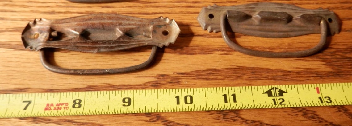 Sm Antique Trunk or Box Handles Vintage - Etsy