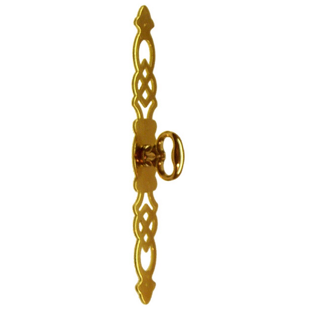 Choice Solid Brass Openwork Cabinet Door Pull With Mock Key Pull - Etsy